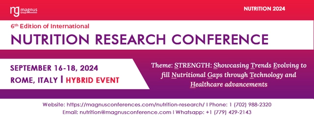 International Nutrition Research Conference 2025