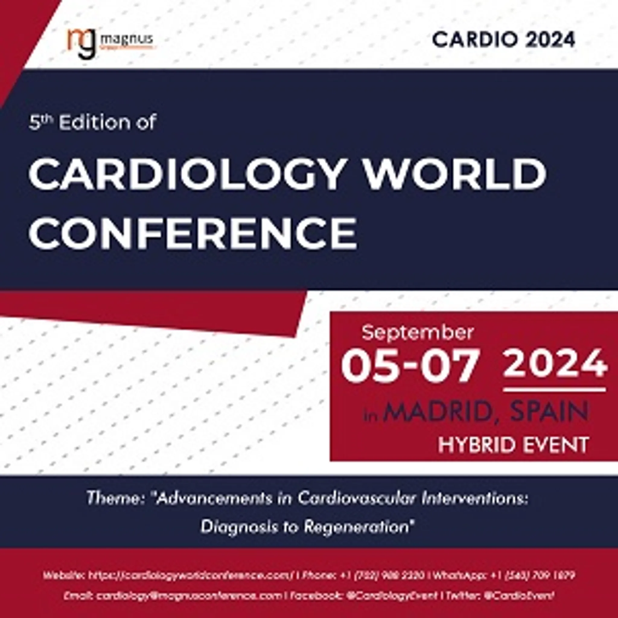 6th Edition of Cardiology World Conference 2025