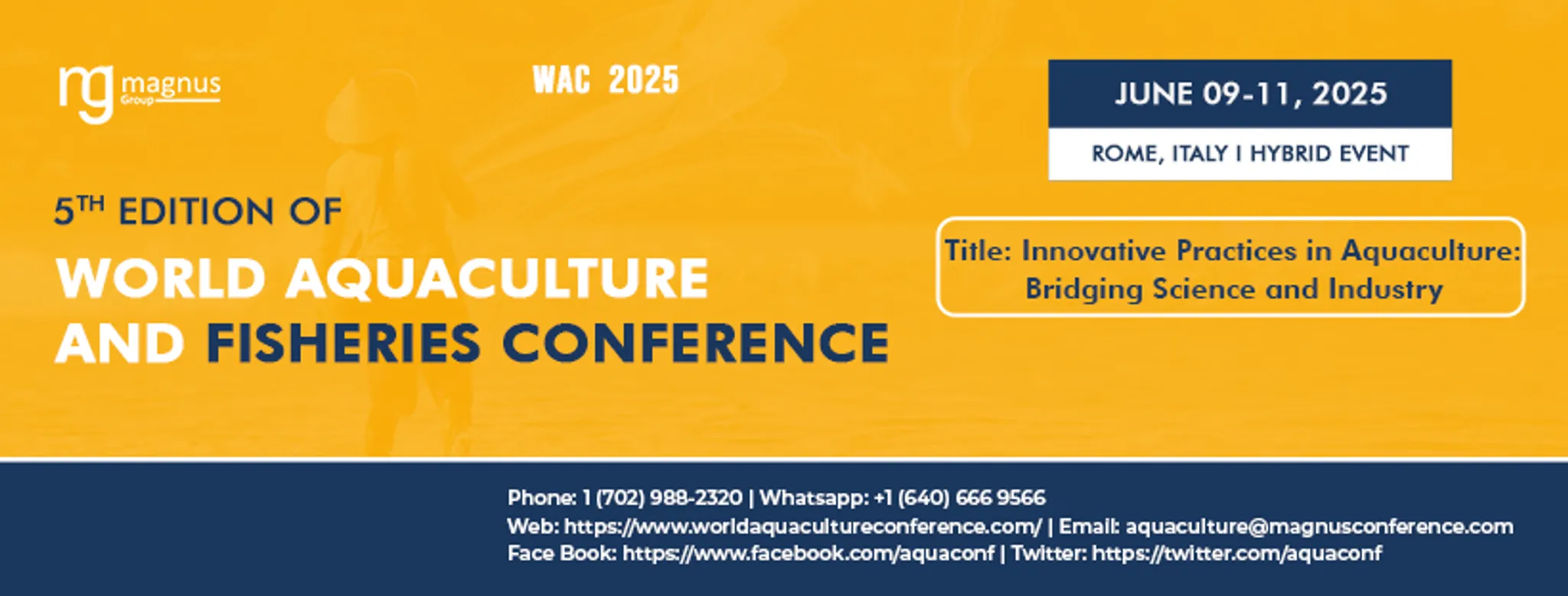 World Aquaculture and Fisheries Conference 2026