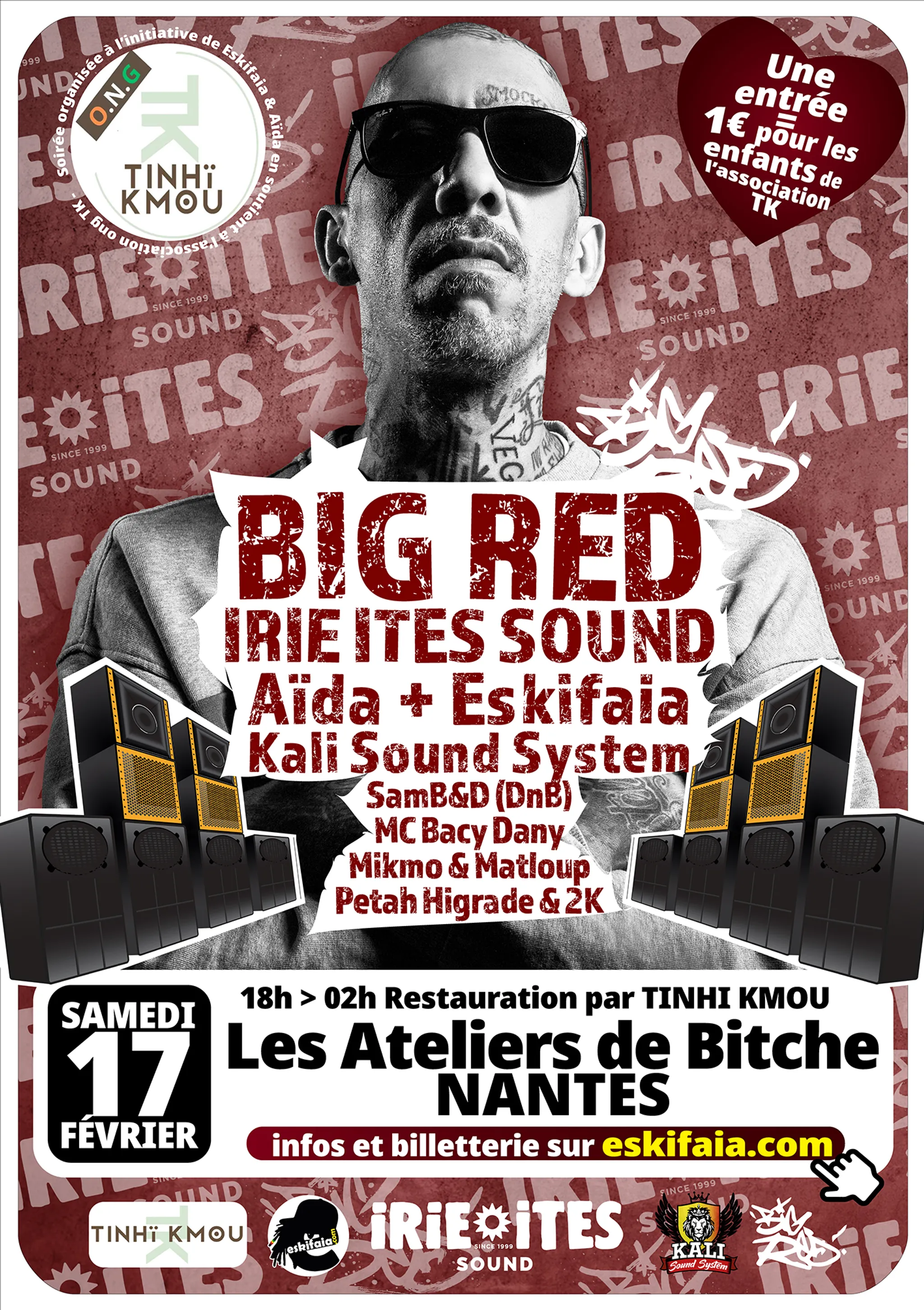 Big Red Raggasonic + Irie Ites Sound + Dj Aïda + Eskifaia Sound System 2024