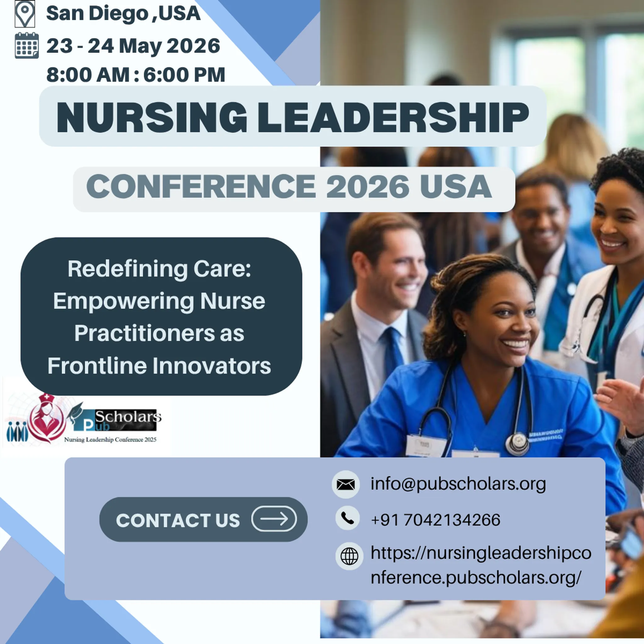Nursing Leadership Conference 2025–2026 | Advancing Global Nurse Leade 2026
