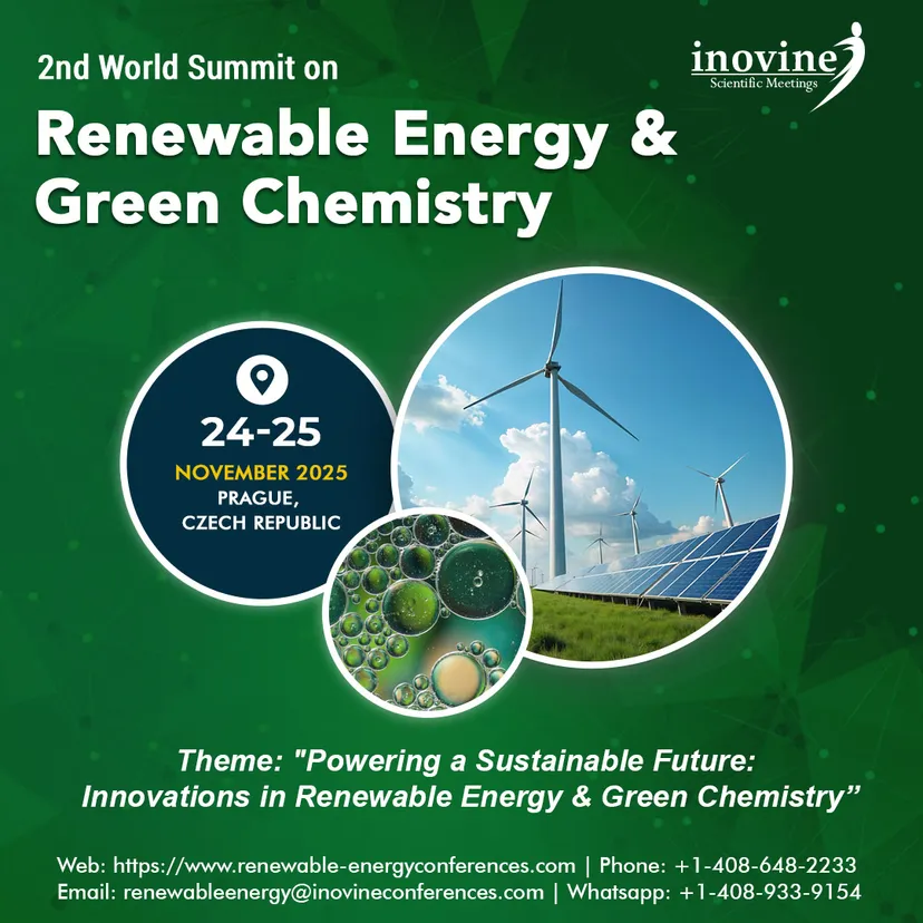 2nd World Summit on Renewable Energy and Green Chemistry 2025 2025